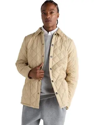 Quince Featherless Quilted Jacket Buff Khaki