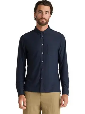 Quince Men's Propique Performance Button Down Navy