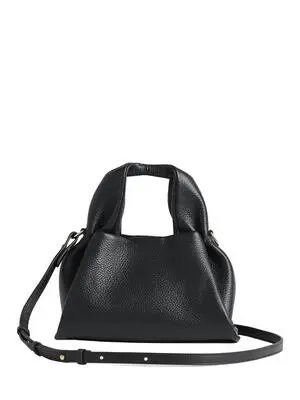 Quince Italian Leather Trapeze Crossbody - Black