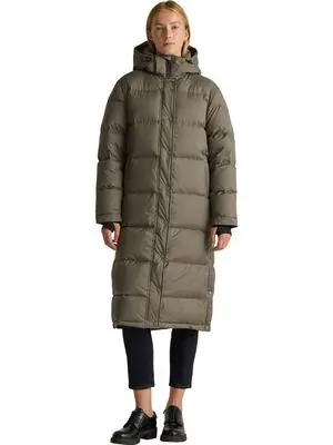Quince Responsible Long Down Puffer Jacket - Faded Cargo