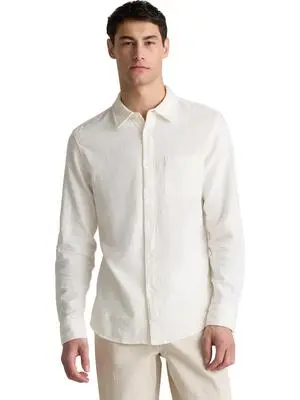 Quince Stretch Selvage Shirt - White