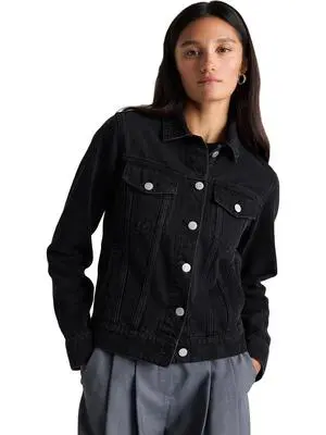 Quince Denim Jacket - Washed Black