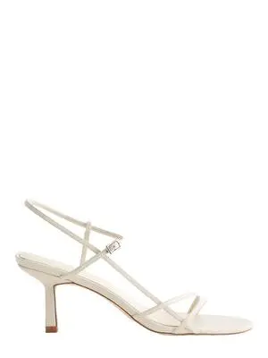 QUINCE Italian Leather 70mm Strappy Heel