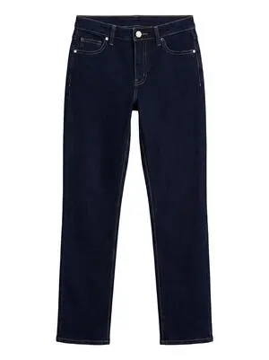 Quince Bella Stretch Straight Jeans Deep Rinse