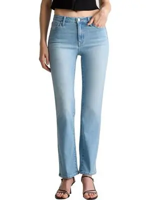 Quince Bella Stretch Straight Jeans - Frosted Blue