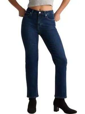 Quince Bella Stretch Straight Jeans - Midnight Blue