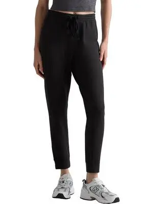 Quince Fleece Sweatpants - Black
