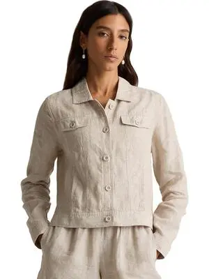Quince 100% European Linen Jacket - Flax