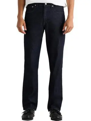 Quince Stretch Straight Jeans - Deep Indigo