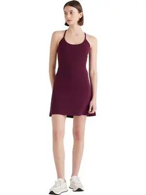 Quince Ultra-Form Active Dress Plum