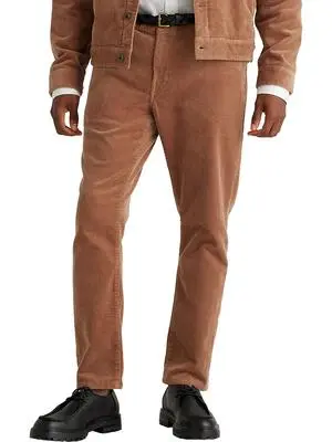 Quince Organic Stretch Corduroy Pants - Warm Brown