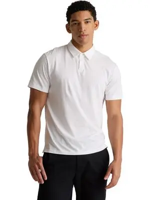 Quince Men's 100% Pima Cotton Luxe Touch Polo White