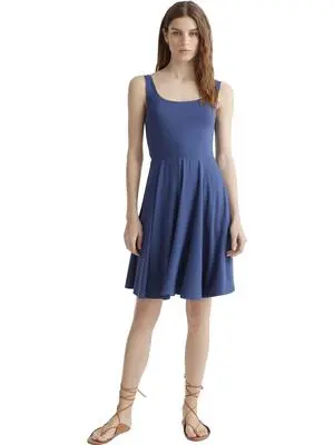 QUINCE Quince Tencel Jersey Fit & Flare Mini Dress