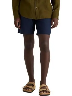 Quince Linen Drawstring Beach Shorts 7 - Deep Navy