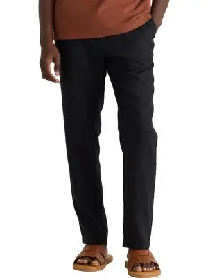 Quince European Linen Pants - Black