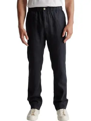 Quince 100% European Linen Pants - Black