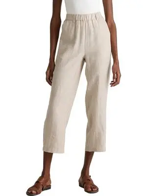 Quince European Linen Relaxed Fit Pants - Flax