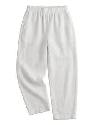 Quince 100% European Linen Pants - White