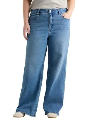 Quince QUINCE Bella Stretch Wide Leg Jeans Seaside Blue