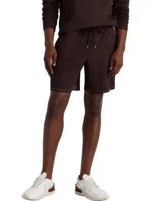 Quince Performance Shorts - Heather Coffee Bean Brown