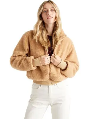 QUINCE Hooded Sherpa Jacket
