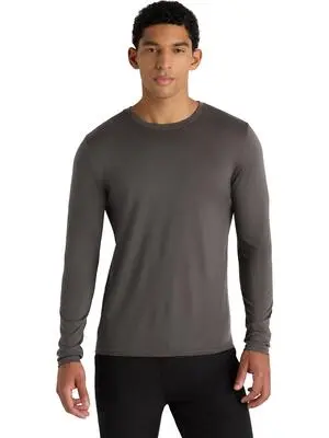 Quince Merino Long Sleeve Base Layer T-shirt - Charcoal