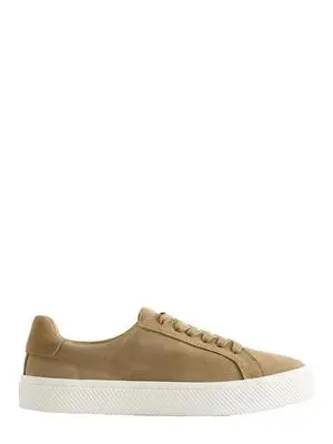 Quince Italian Suede Everyday Sneaker Toffee