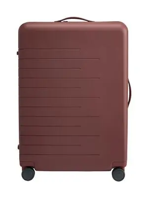 Quince Expandable Large Check-In Suitcase Cocoa Brown