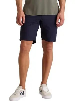 Quince Organic Stretch Ripstop Shorts Deep Navy