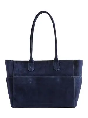 Quince Hudson Suede Tote - Midnight