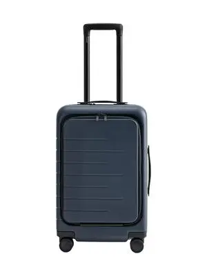 Quince QUINCE Front Pocket Carry-On Hard Shell Suitcase Navy