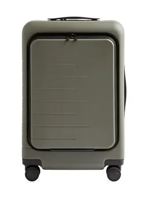 Quince Front Pocket Carry-On Hardshell Suitcase Olive