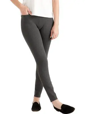 Quince Ultra-stretch Ponte Skinny Pants Tall - Charcoal