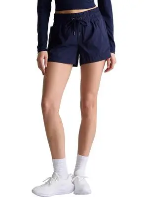 Quince Quince Micro Ripstop Mid-Rise Hike Shorts Deep Navy