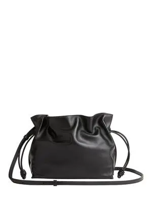 QUINCE Italian Leather Drawstring Pouch Crossbody