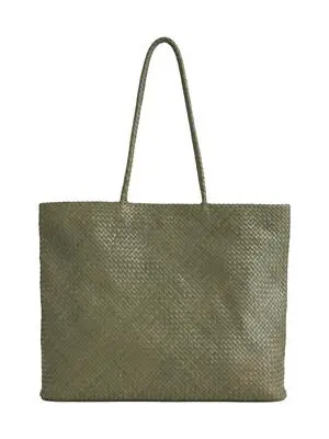 Quince Quince Siena Handwoven Tote Olive