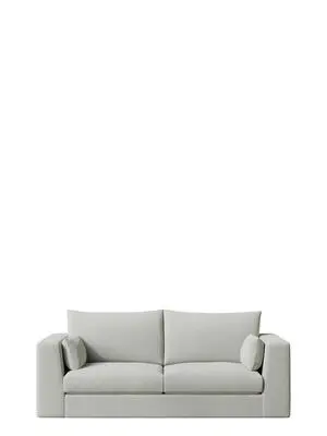 Quince Quince Oasis Sofa In Performance Linen Silver