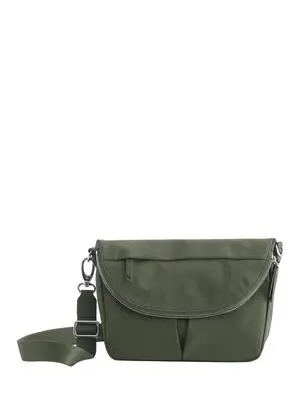 Quince Revive Nylon Foldover Crossbody - Olive