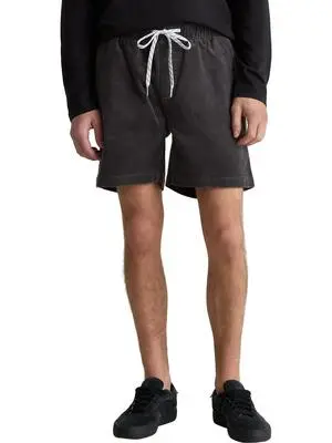 Quince Organic Stretch Corduroy 6" Shorts - Dark Coal