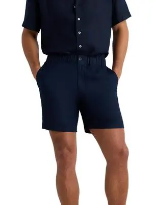 Quince 7" European Linen Shorts - Deep Navy
