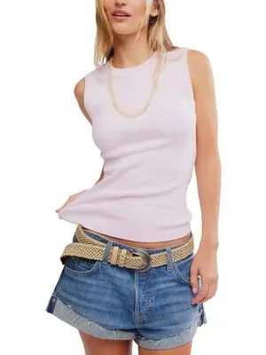 Free People Murphy Cotton Tank Tiny Dancer