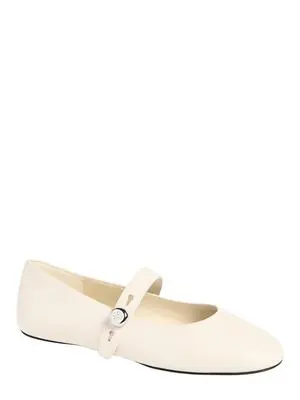 Tory Burch Romy Mary Jane Flat - Light Cream