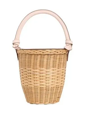 PAMELA MUNSON The Jane Woven Rattan Basket Bag