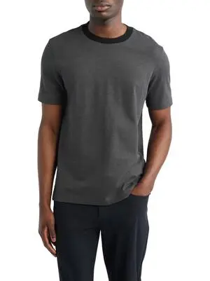 BOSS H-thompson Cotton Piqué T-shirt Black