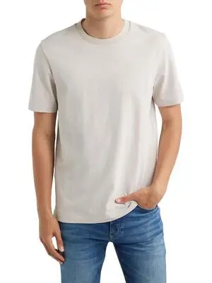 BOSS Thompson Solid T-shirt Open Beige