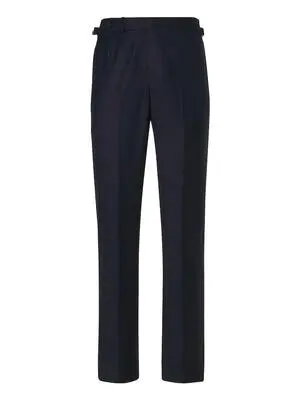 Dunhill Wool Slim Fit Trousers - Blue