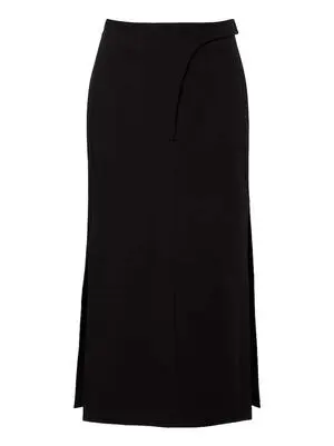 Sportmax Pencil Cotton Skirt - Black