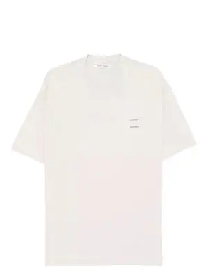SAMSOE SAMSOE Joel Logo-print T-shirt - Neutrals