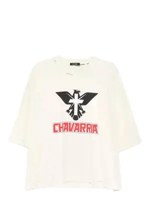 WILLY CHAVARRIA Graphic-print T-shirt - Neutrals