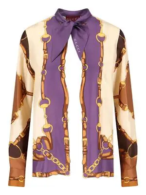 Gucci Silk Twill Shirt - Multi
